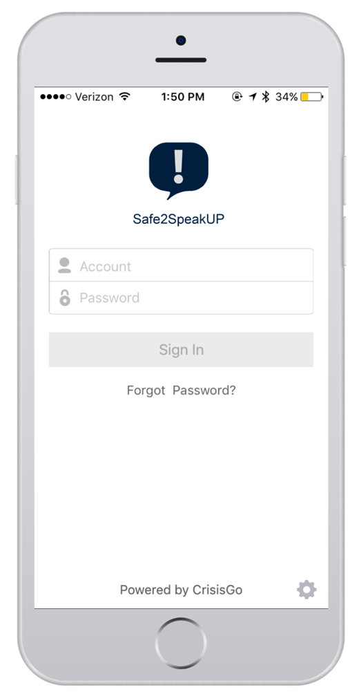 CrisisGo’s Safe2SpeakUP App for Students